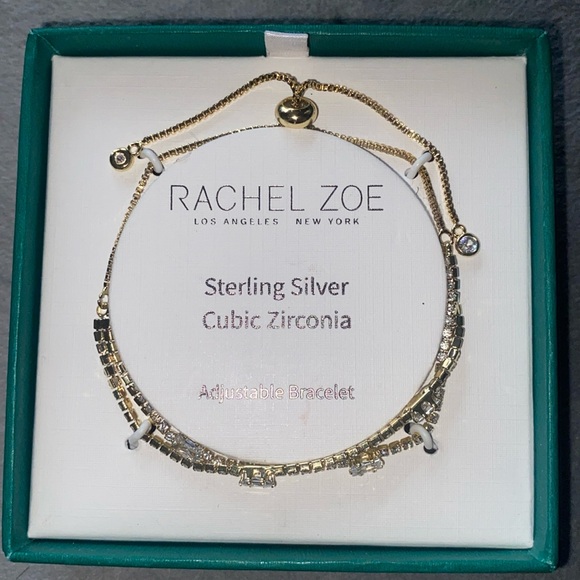 Rachel Zoe | Jewelry | Bnib Rachel Zoe Sterling Silver Gold Plated ...